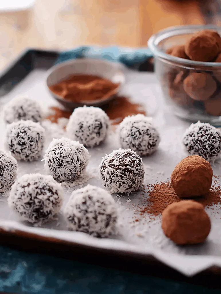 Choco Almond Energy Balls
